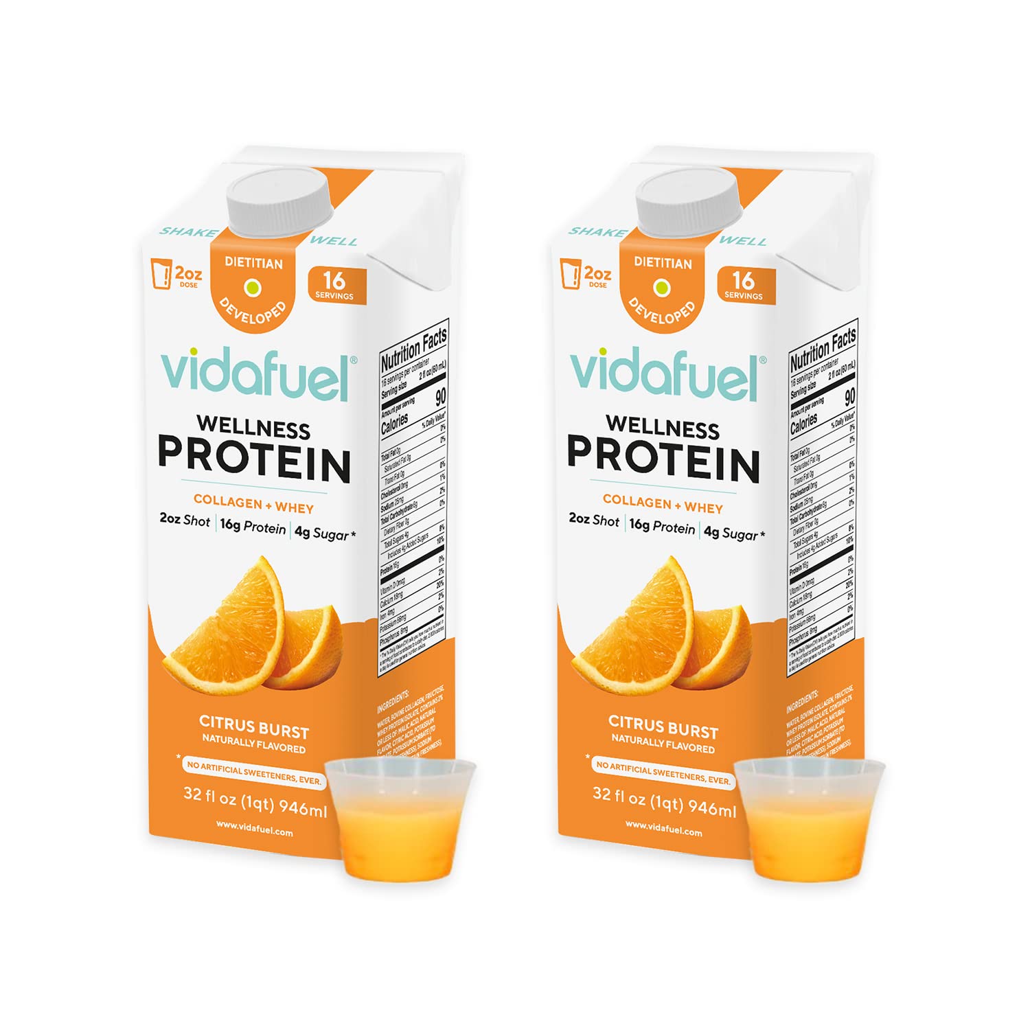 Vidafuel protein drink citrus flavour