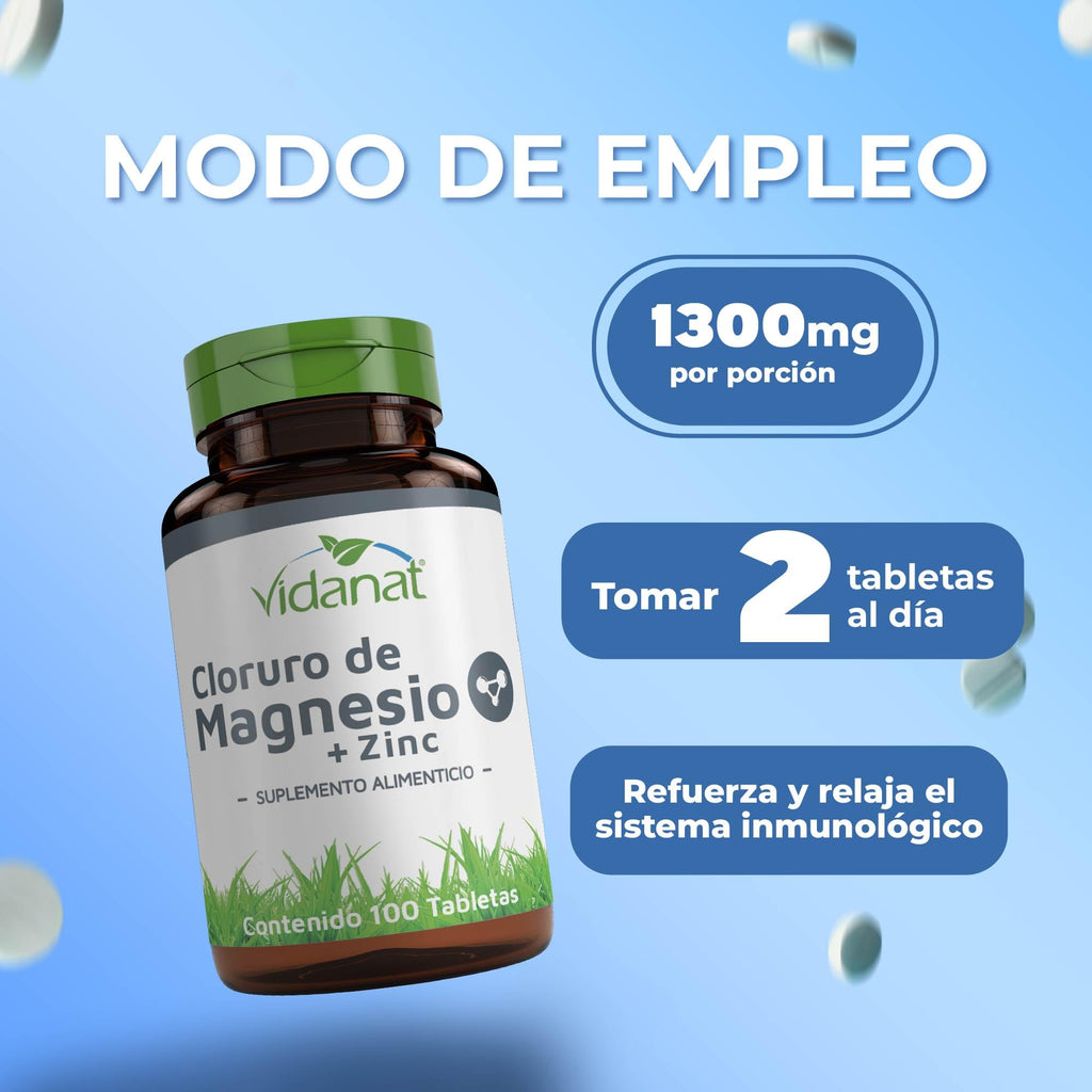 Vidanat magnesium for daily vitality