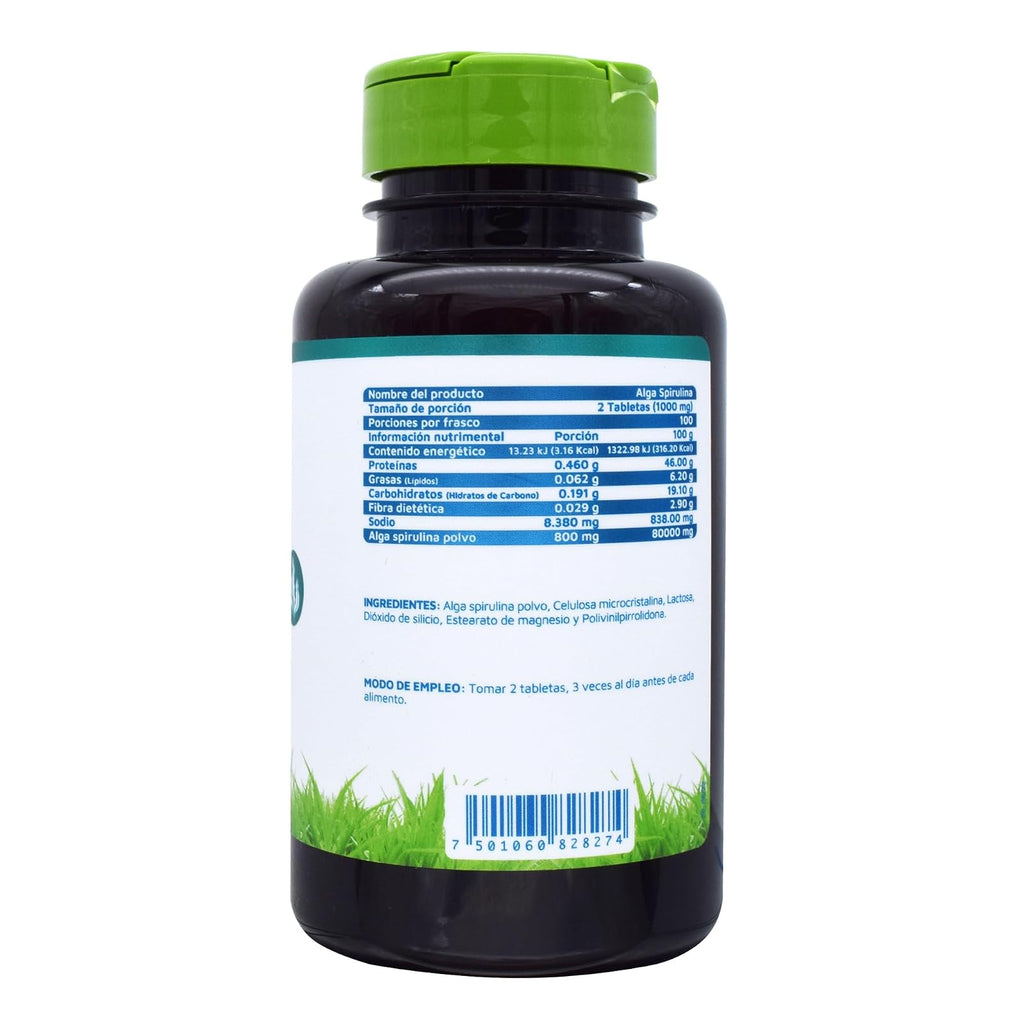 Vidanat spirulina tablets for detox