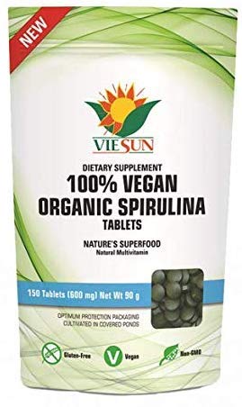 Viesun organic spirulina tablets for energy