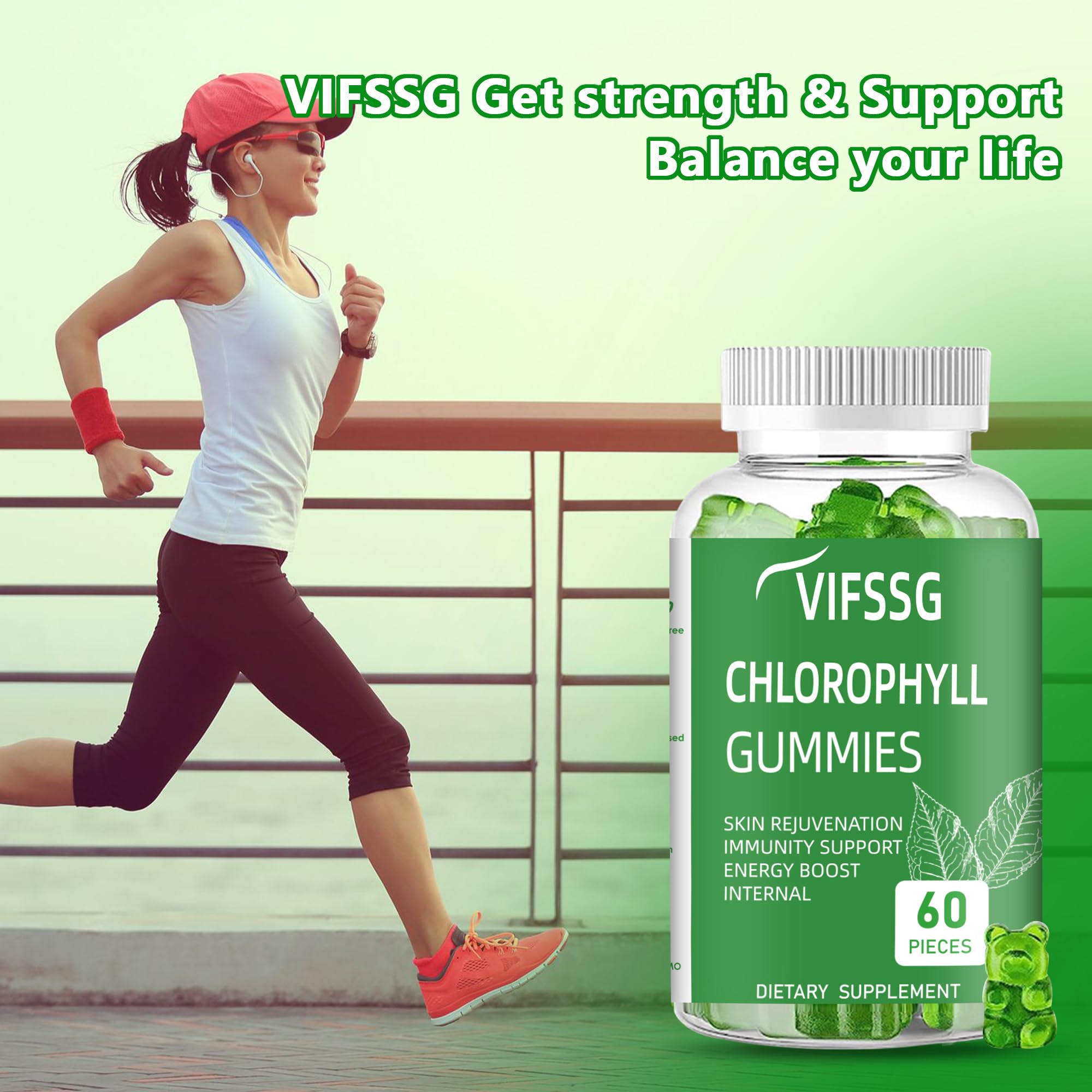 VIFSSG chlorophyll for better skin appearance