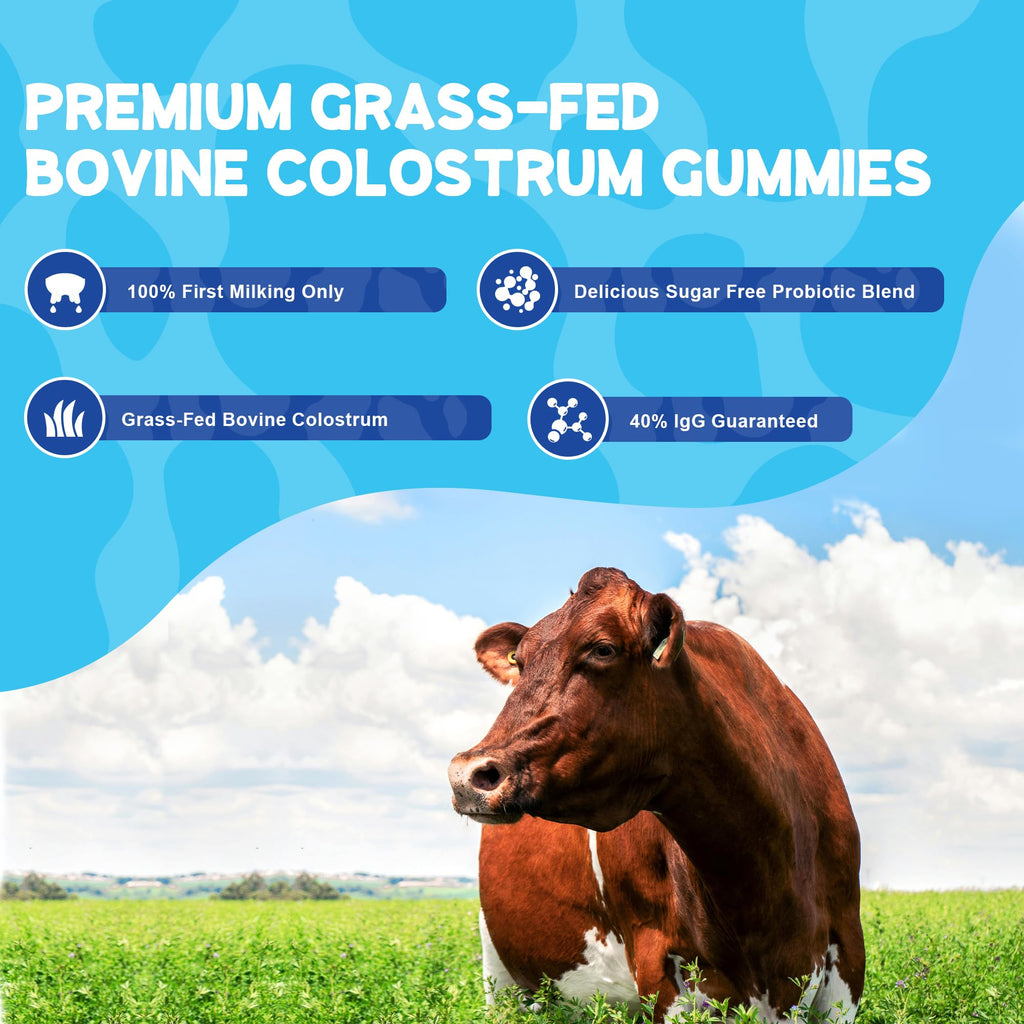 VIFSSG colostrum gummies with probiotics