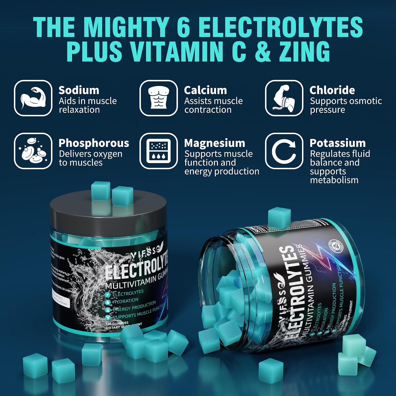 VIFSSG electrolyte gummies for energy