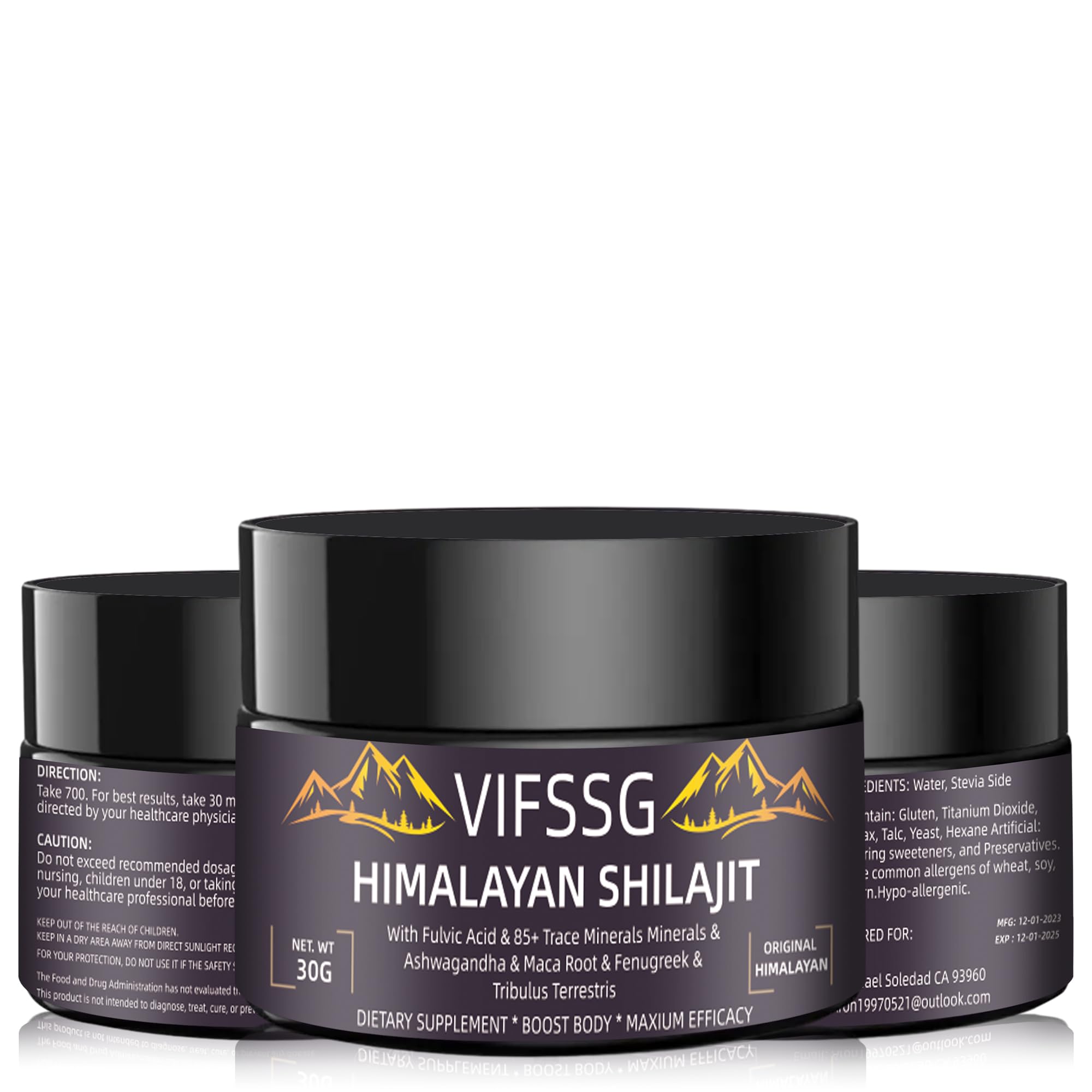 VIFSSG Shilajit trace minerals supplement