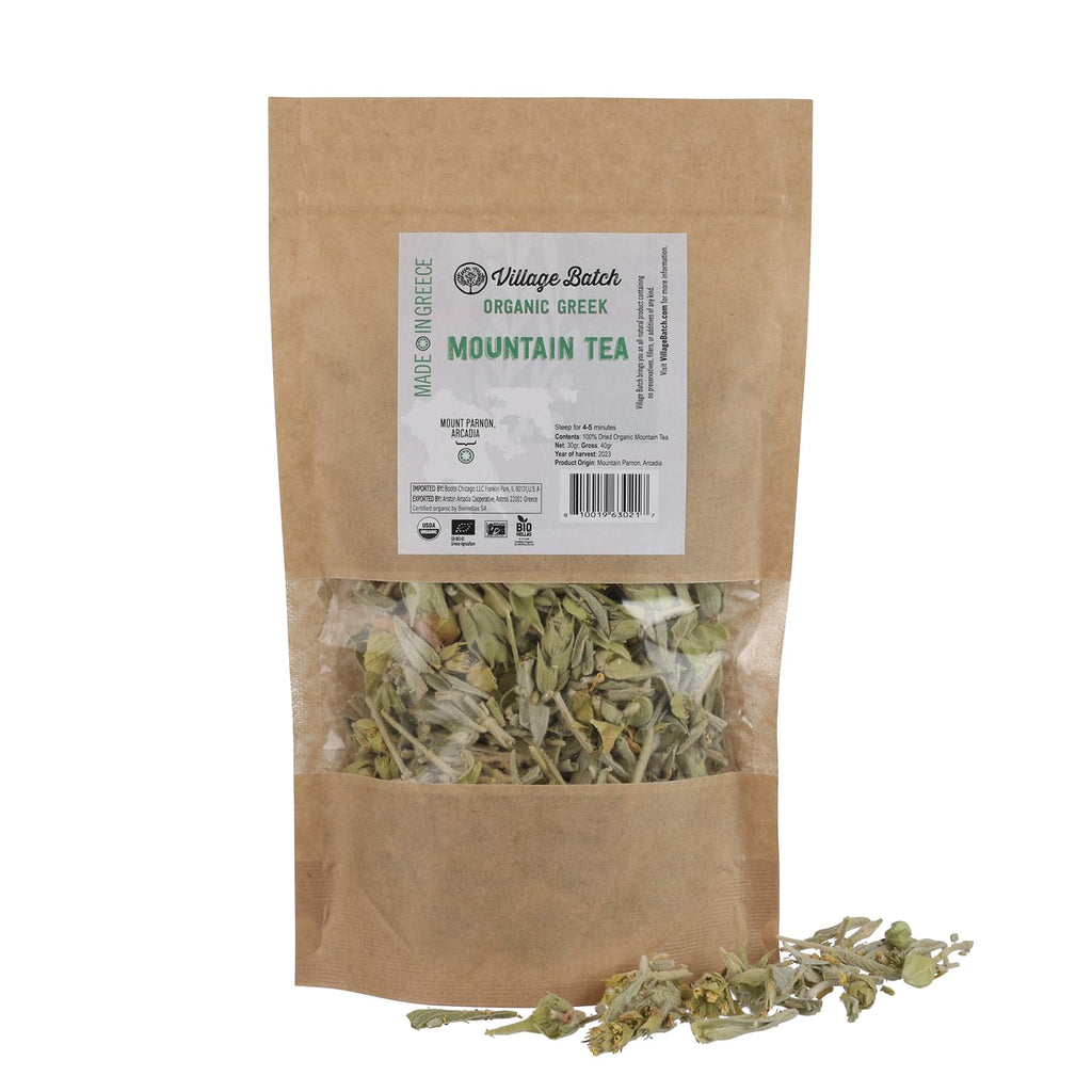 Village Batch organic Greek mountain tea