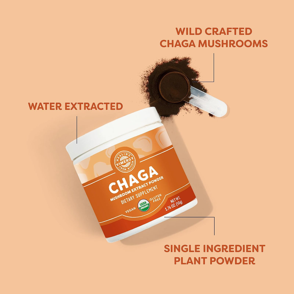 Vimergy Chaga for immune support