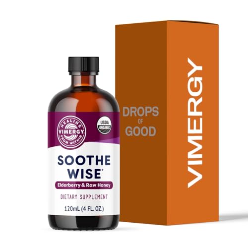 Vimergy elderberry syrup with honey