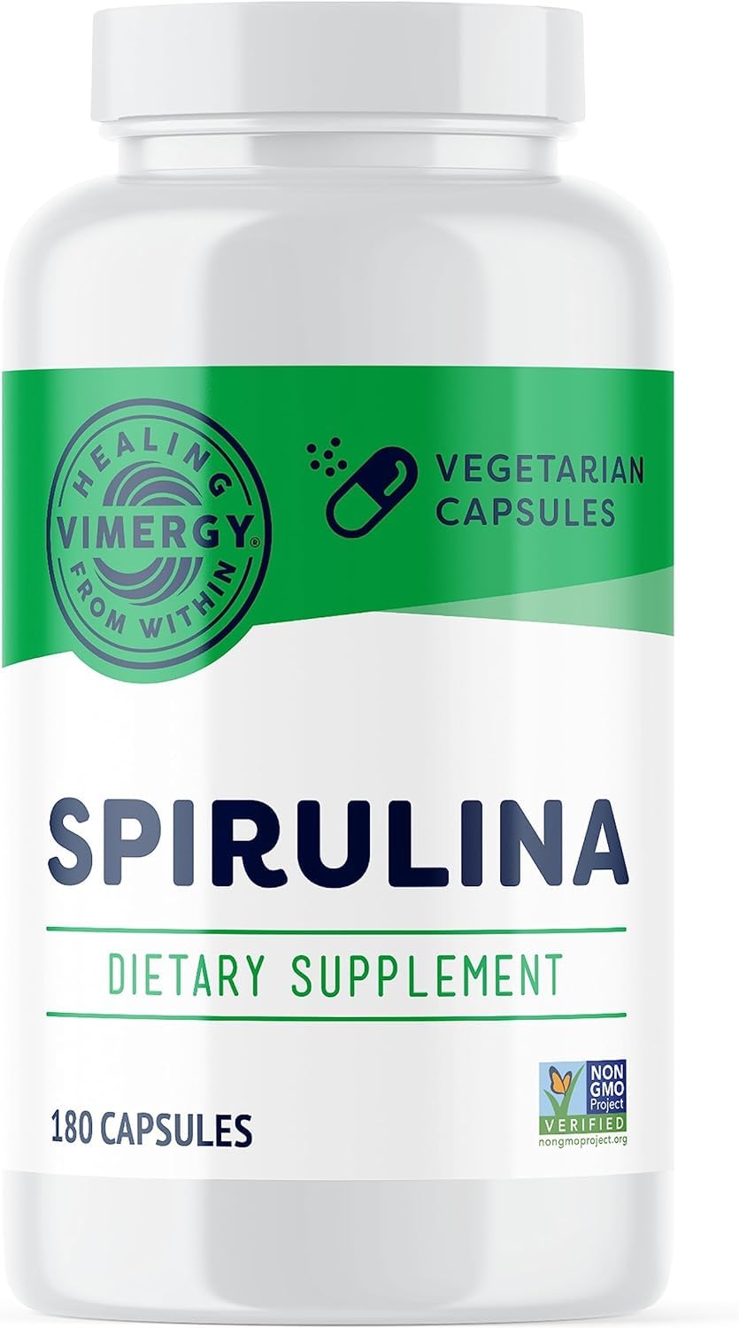 Vimergy Spirulina 500 mg capsules