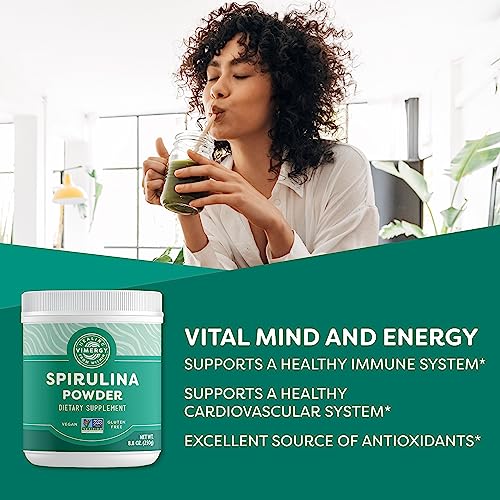 Vimergy spirulina for vegan diets