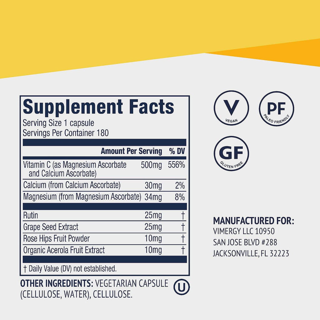 Vimergy vitamin C 1000mg alternative
