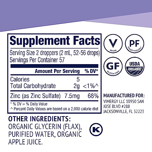 VIMERGY zinc for overall vitality
