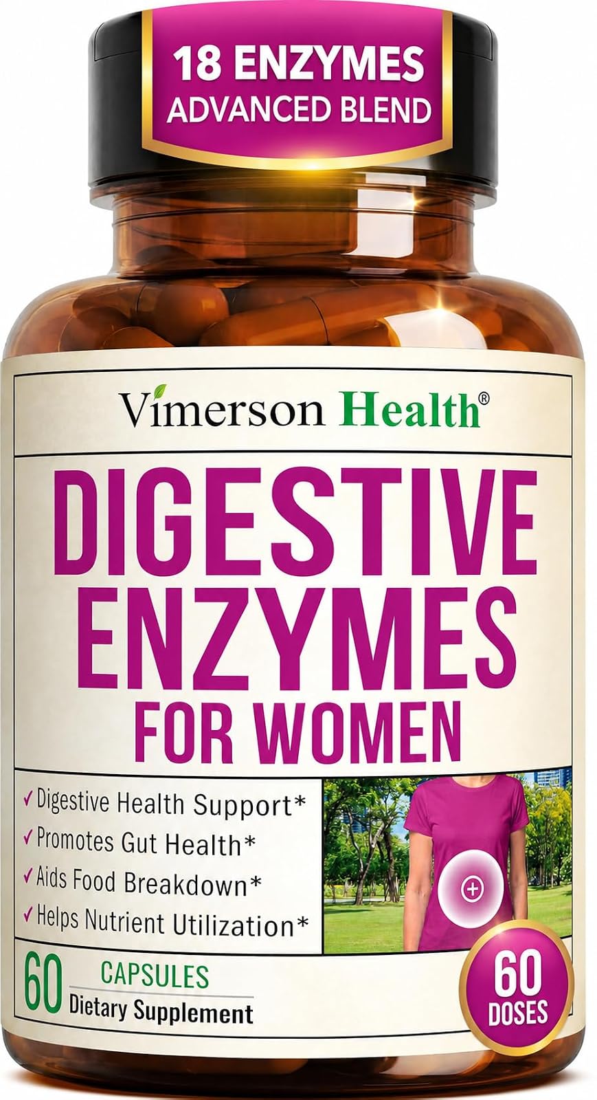 Vimerson Health digestive enzymes capsules