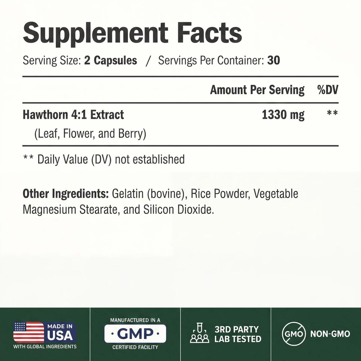 Vimerson Health hawthorn capsules