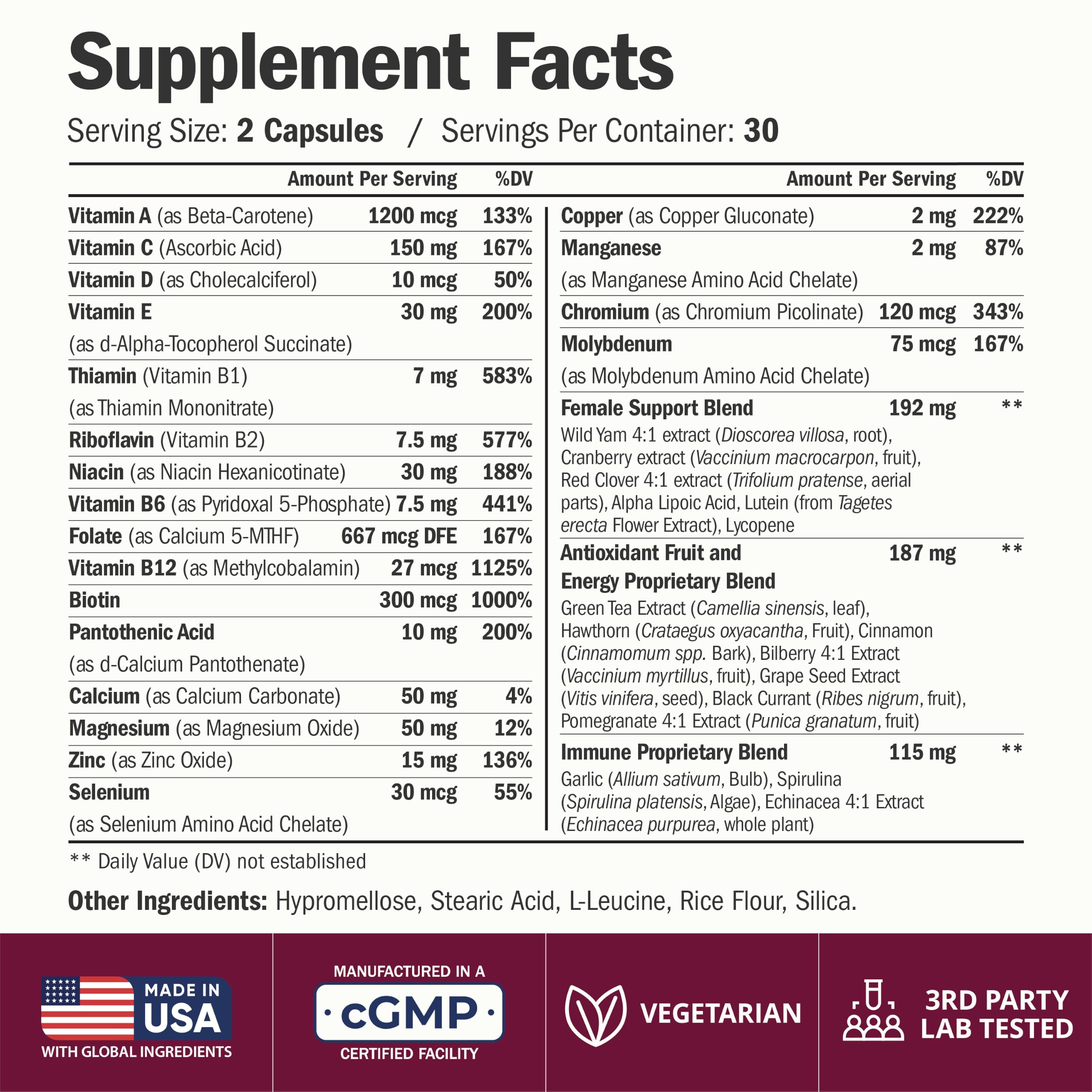 Vimerson Health multivitamin capsules