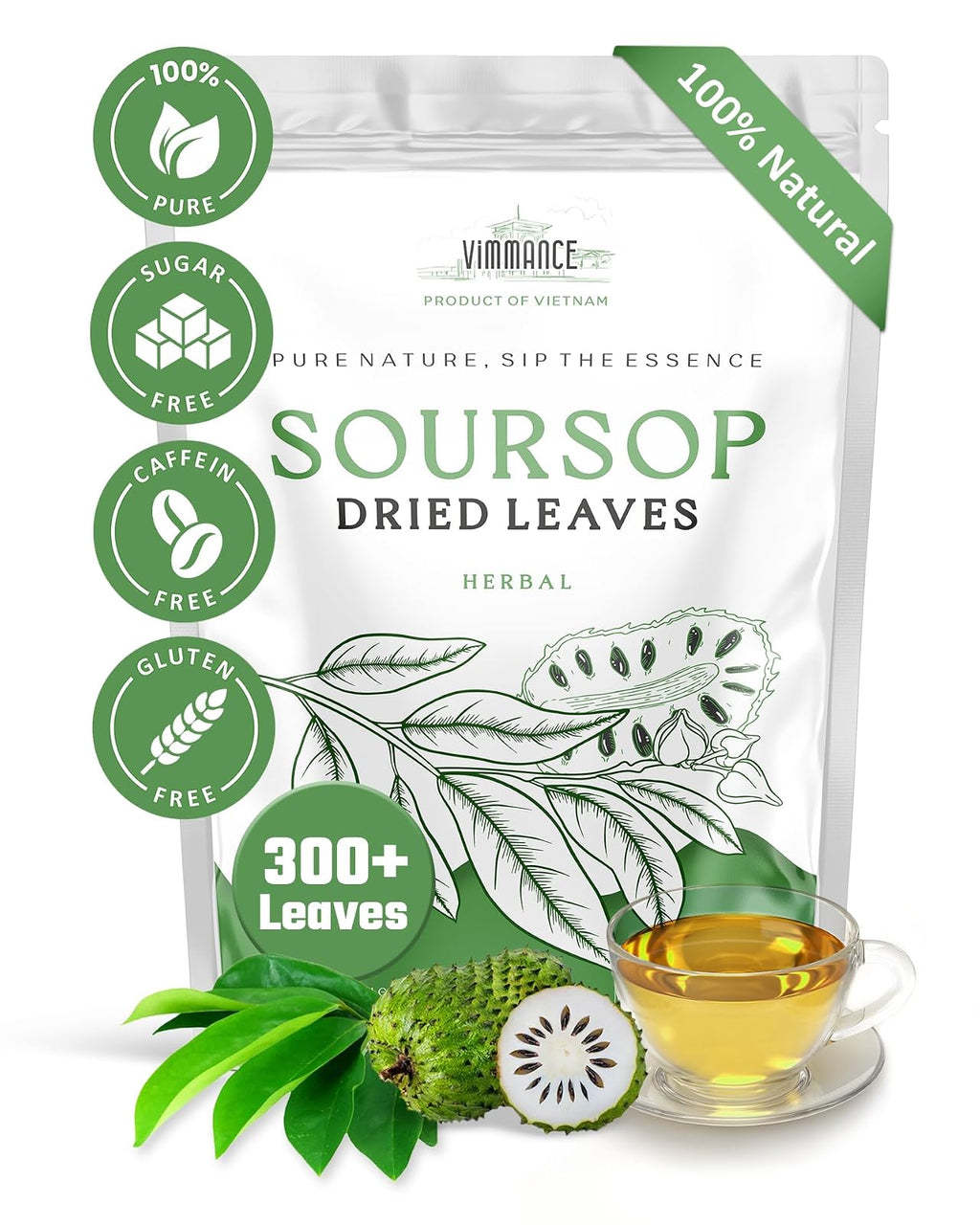 VIMMANCE soursop leaves herbal tea