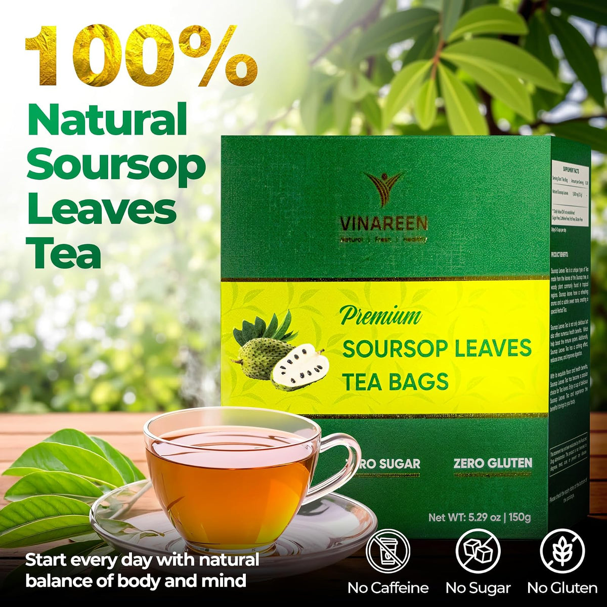 VINAREEN herbal tea for daily use