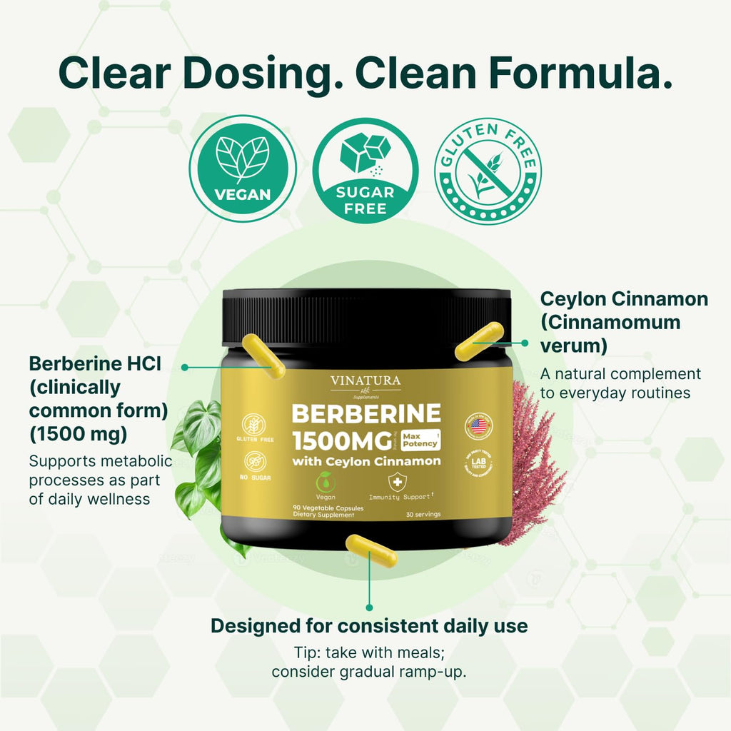 VINATURA Berberine for digestive support