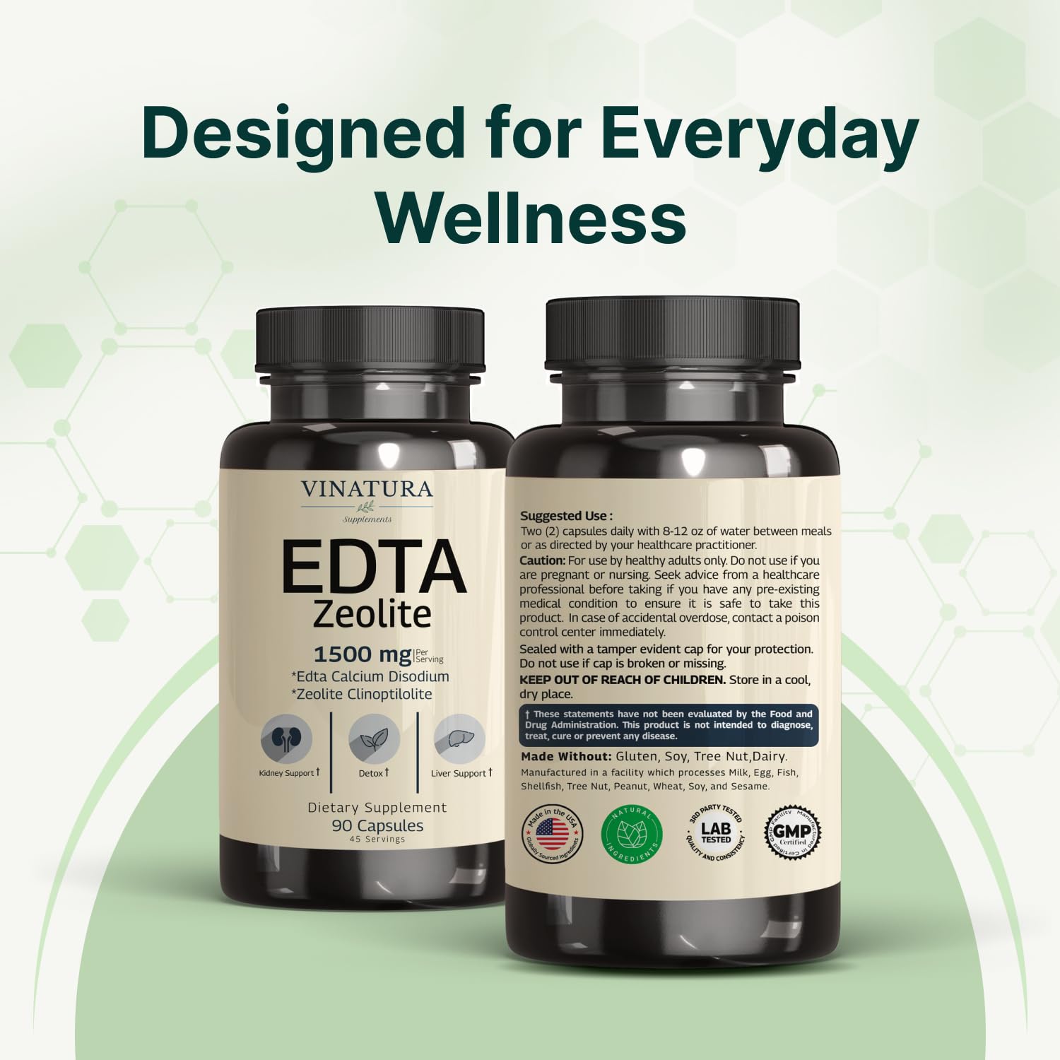 VINATURA EDTA for optimal liver function