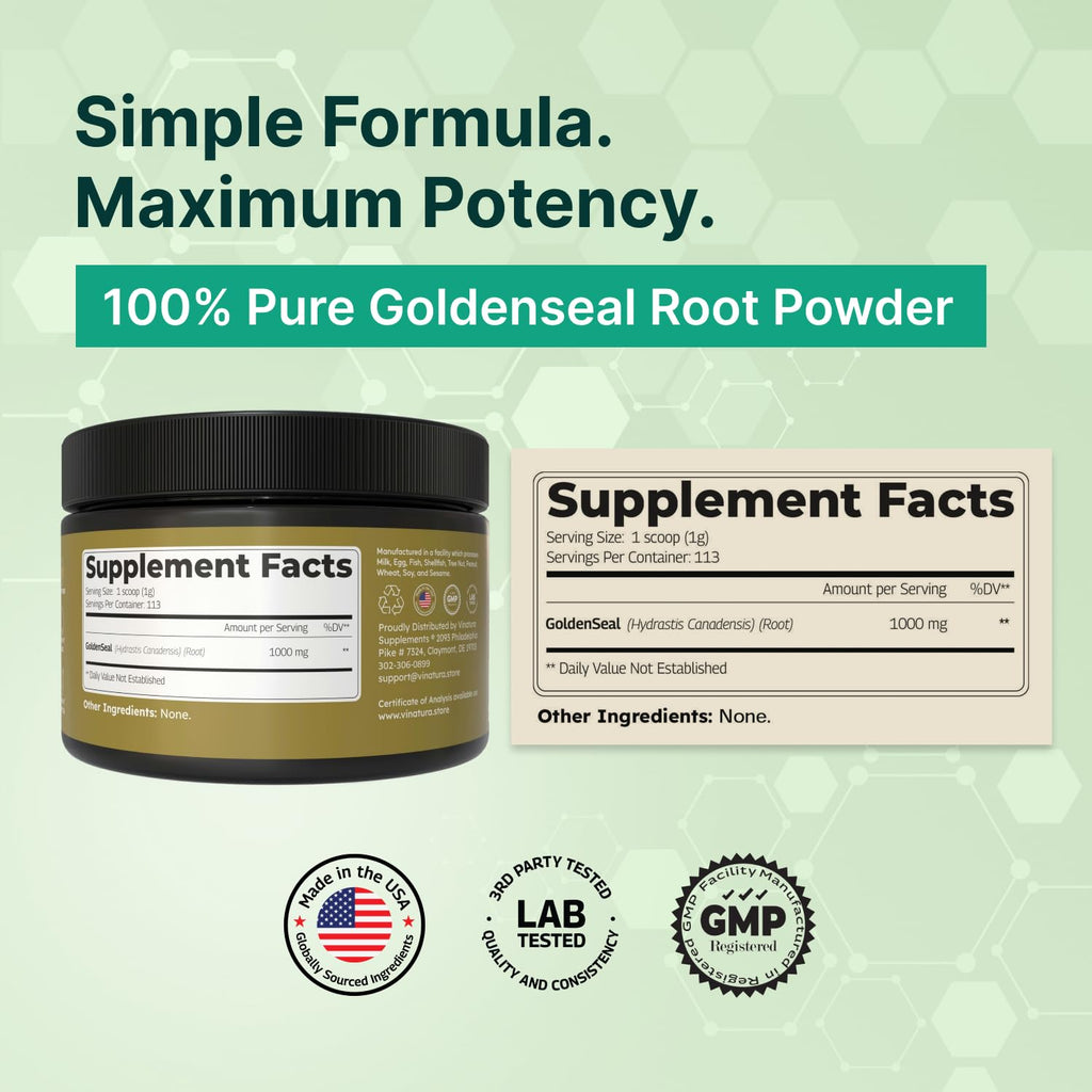VINATURA goldenseal powder 4 oz
