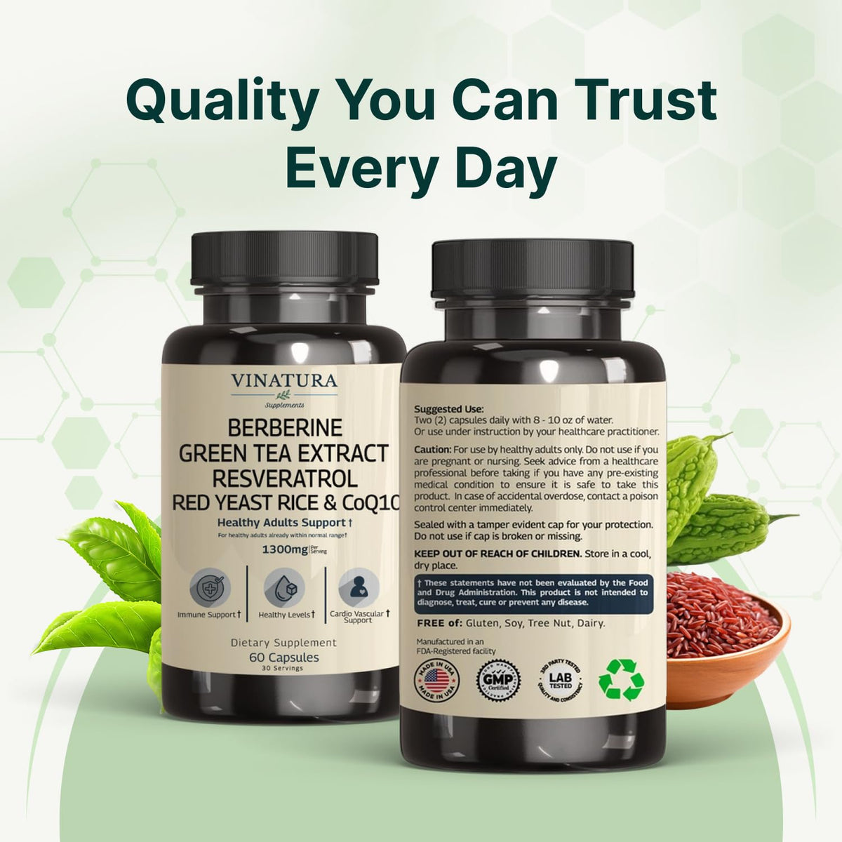 VINATURA herbal capsules for overall vitality