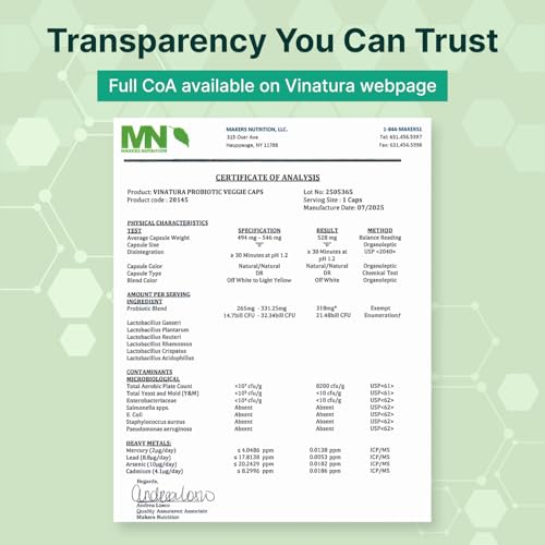 VINATURA probiotics for gut balance