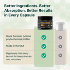VINATURA turmeric tea supplement capsules