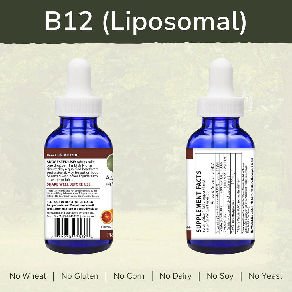 Vinco Inc Vitamin B12 for energy