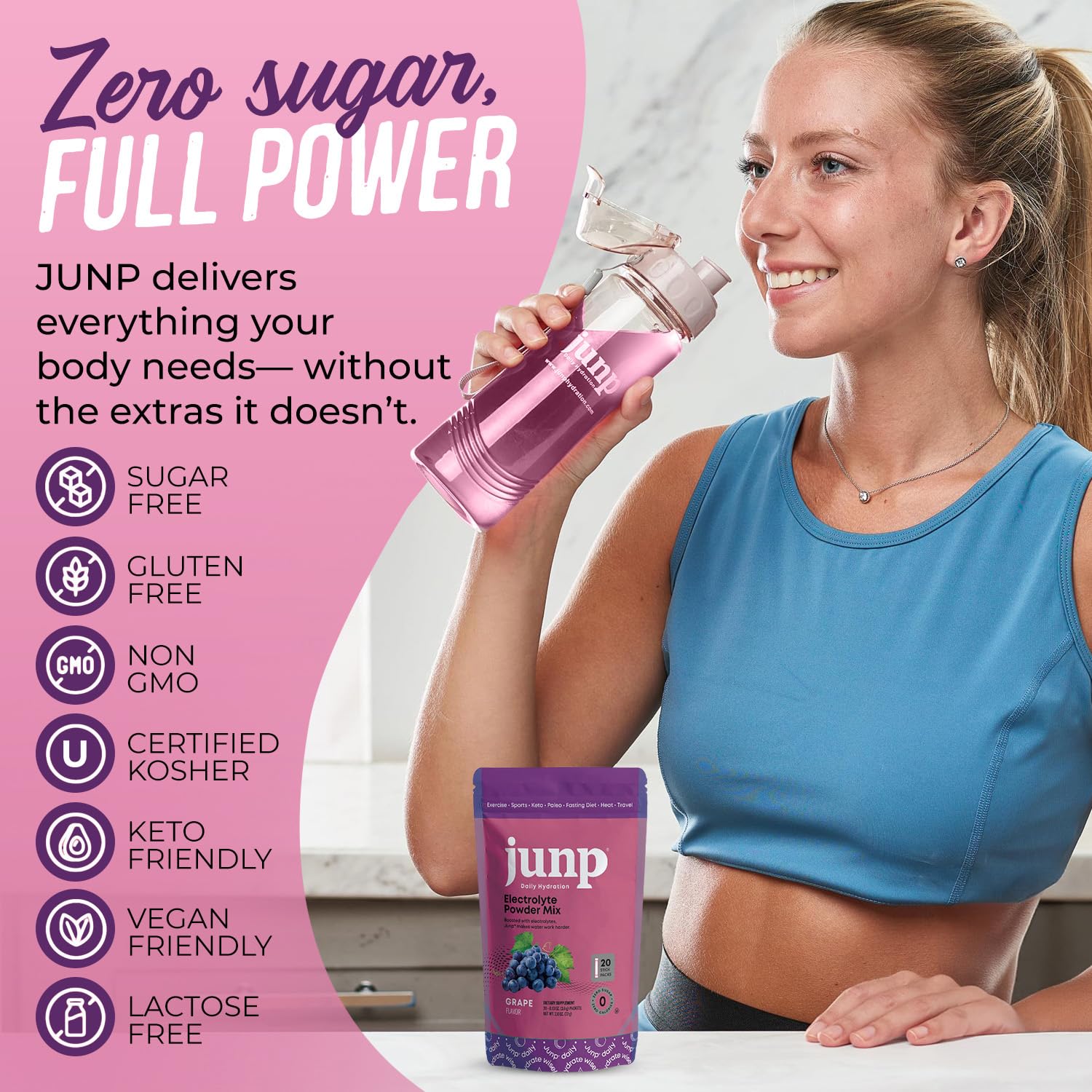 Vine ripened grape electrolyte mix