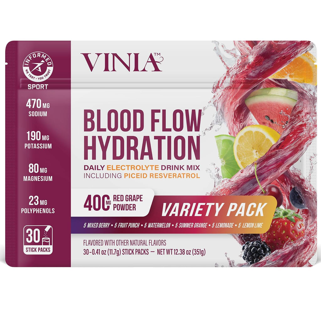 VINIA Blood Flow Electrolyte benefits