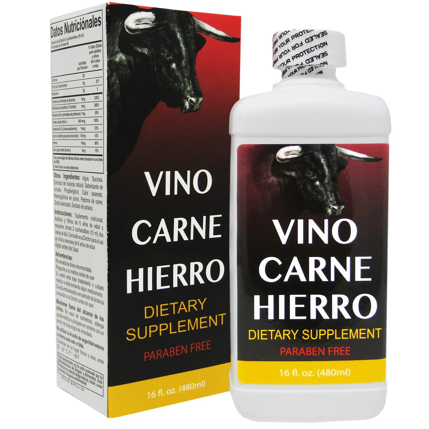 Vino Carne iron supplement for women