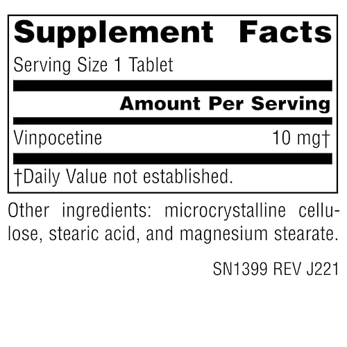 Vinpocetine benefits for memory improvement