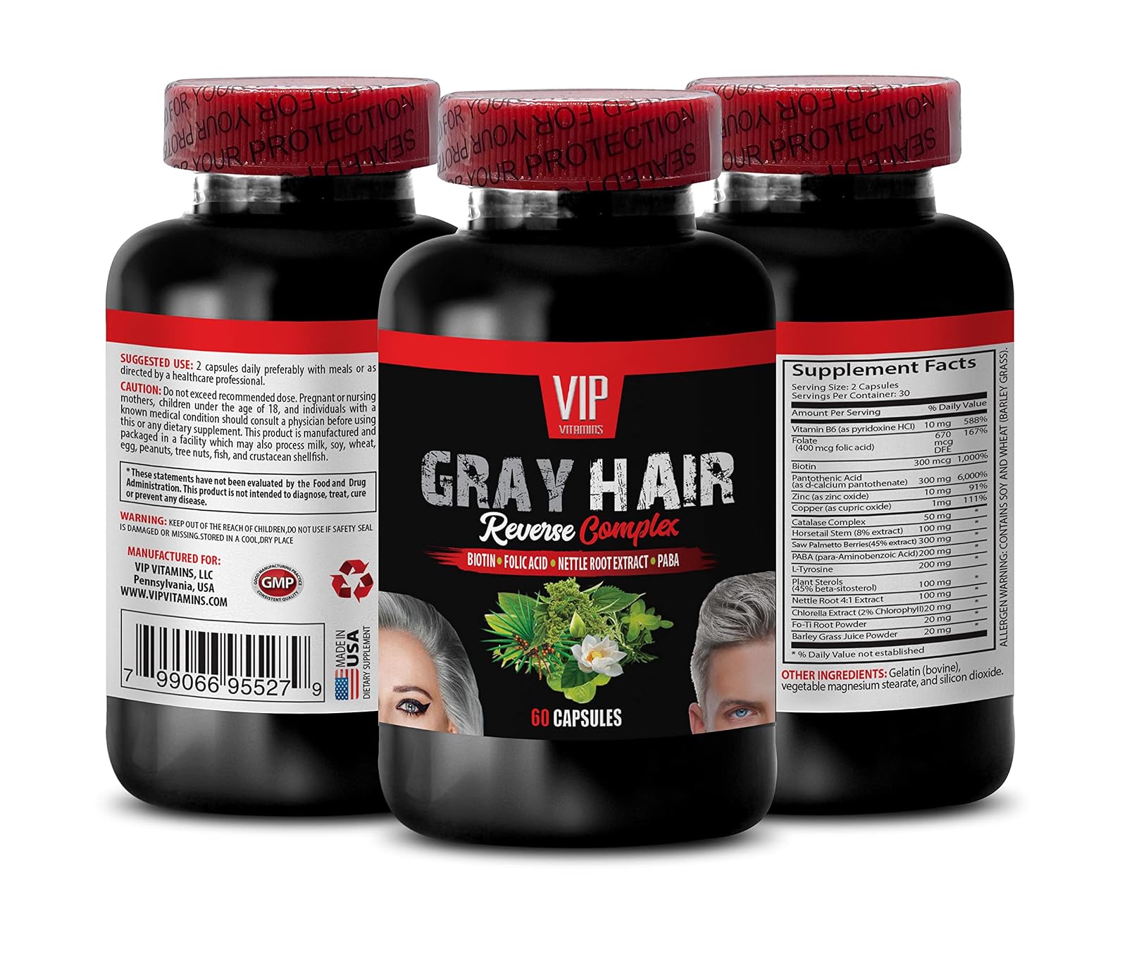 VIP VITAMINS gray hair supplement