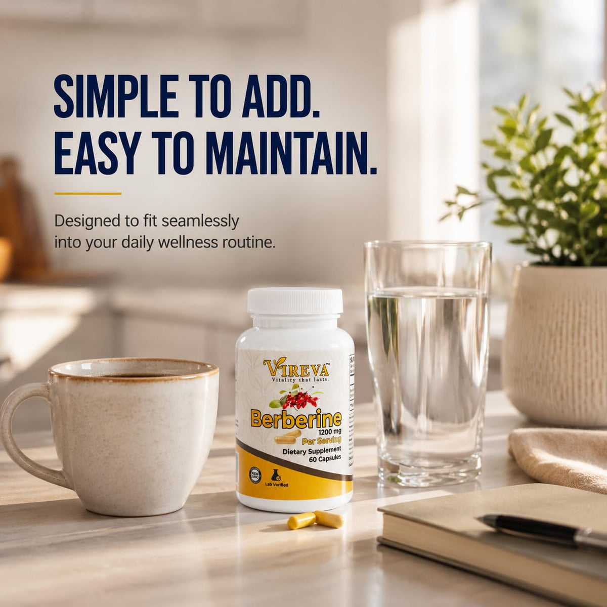 Vireva Berberine for digestive health