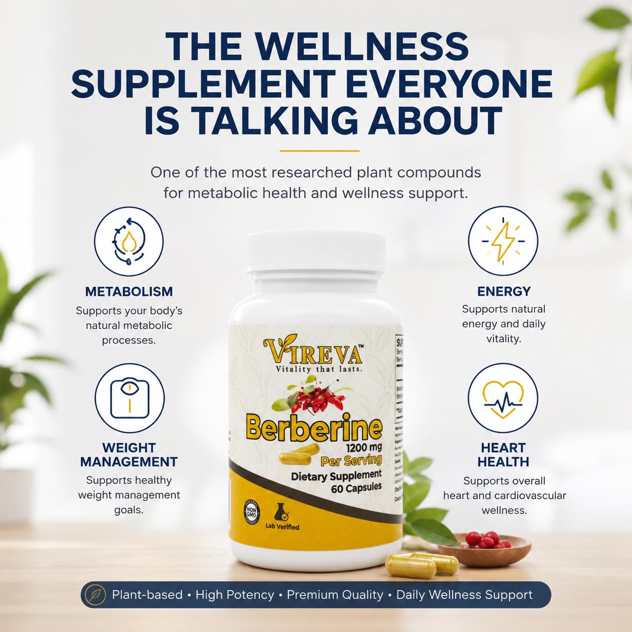 Vireva herbal supplement for wellness