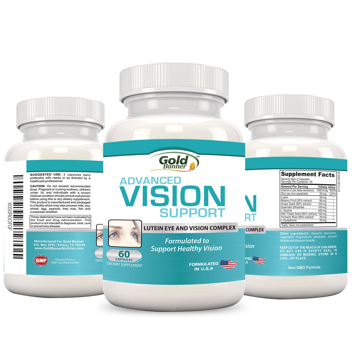 vision support complex with lutein