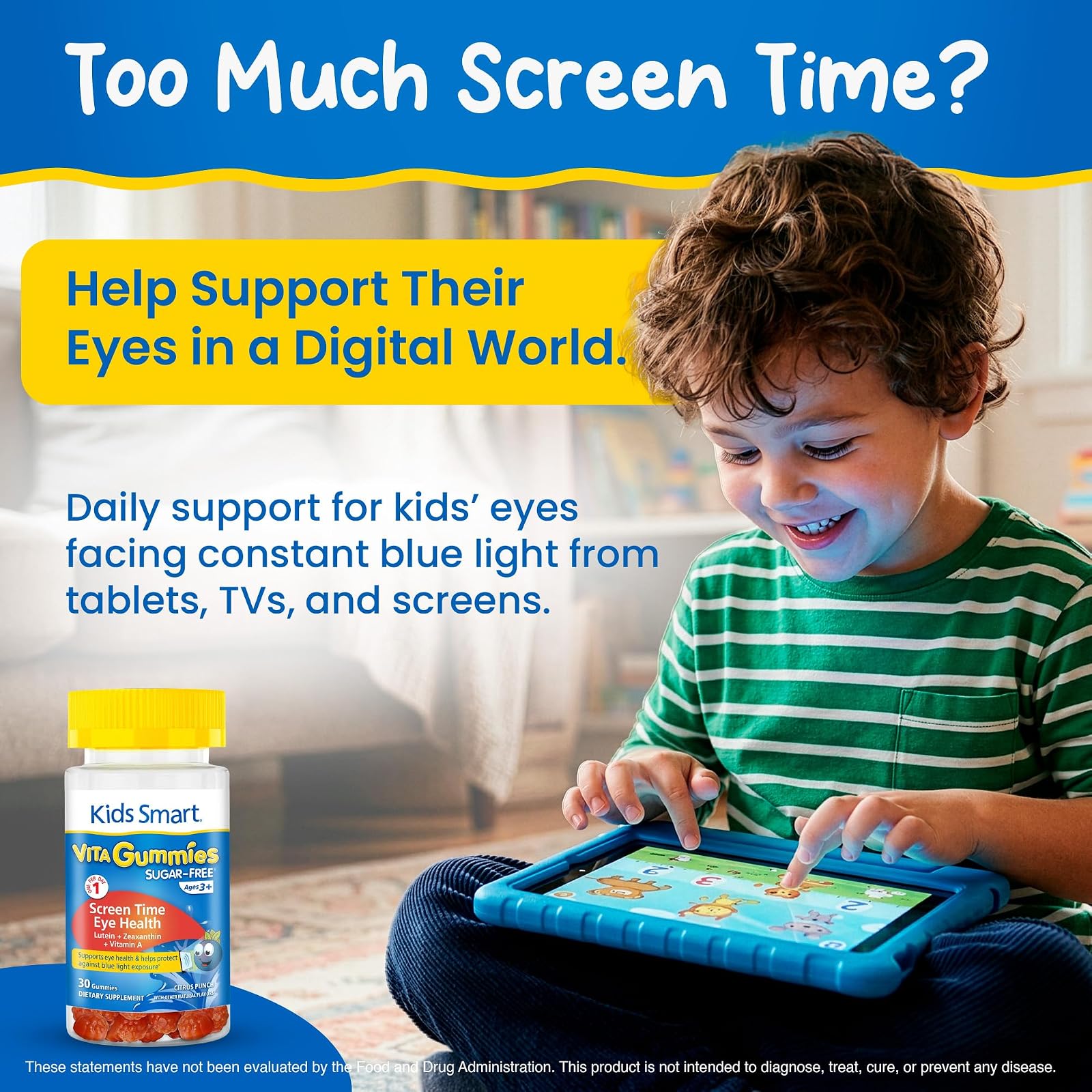 vision support gummies for children
