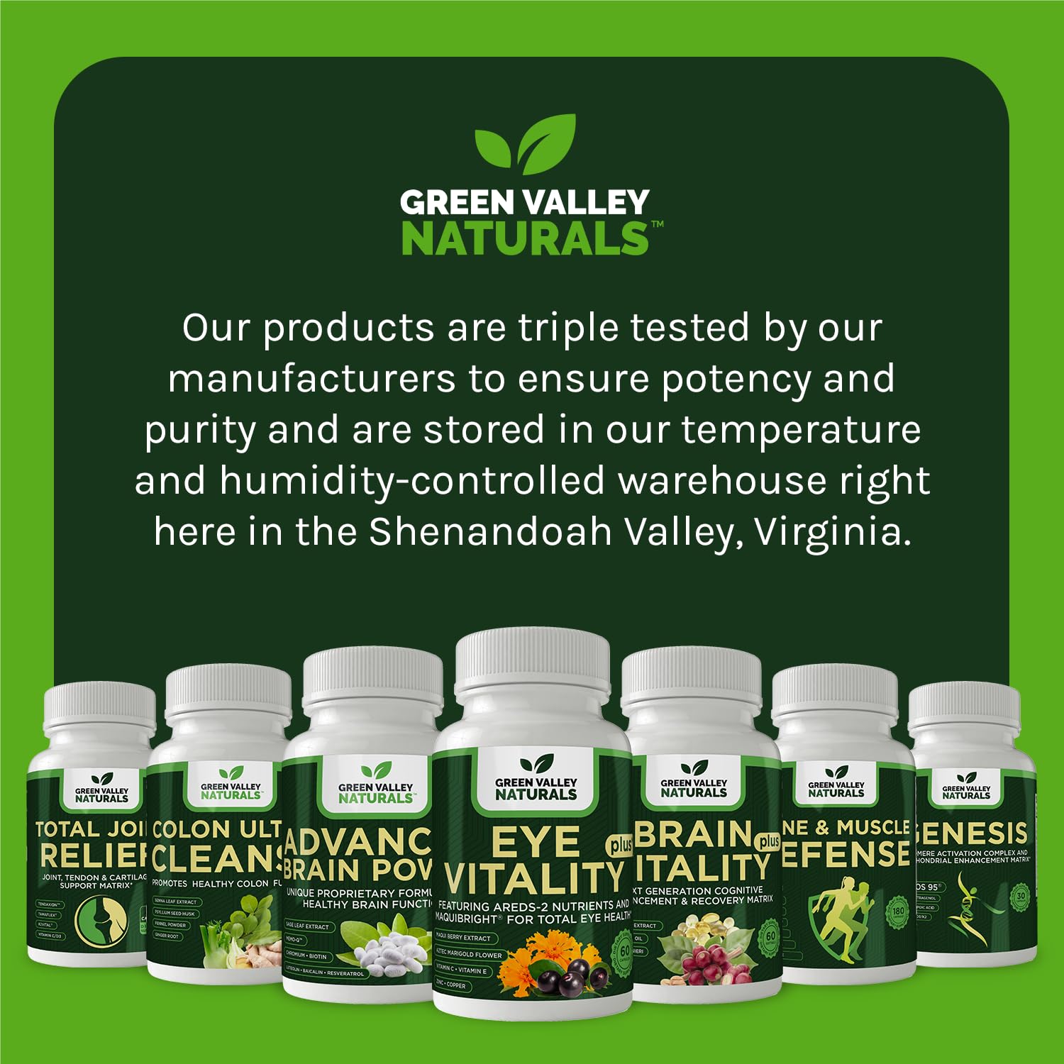 Vision support with essential nutrients