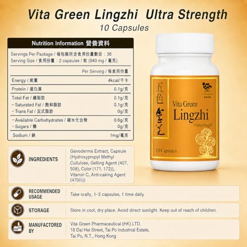 Vita Green Lingzhi for holistic health