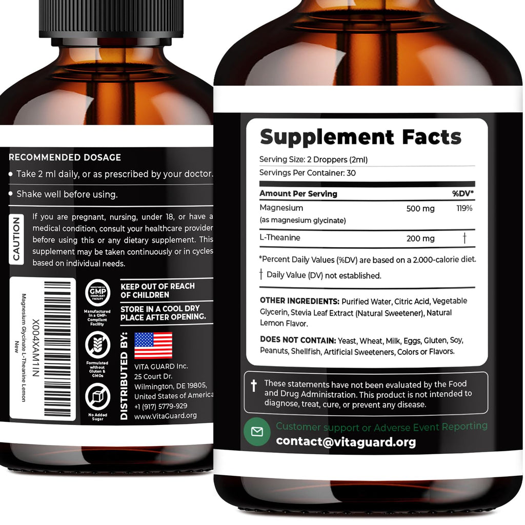 Vita Guard magnesium drops for better sleep
