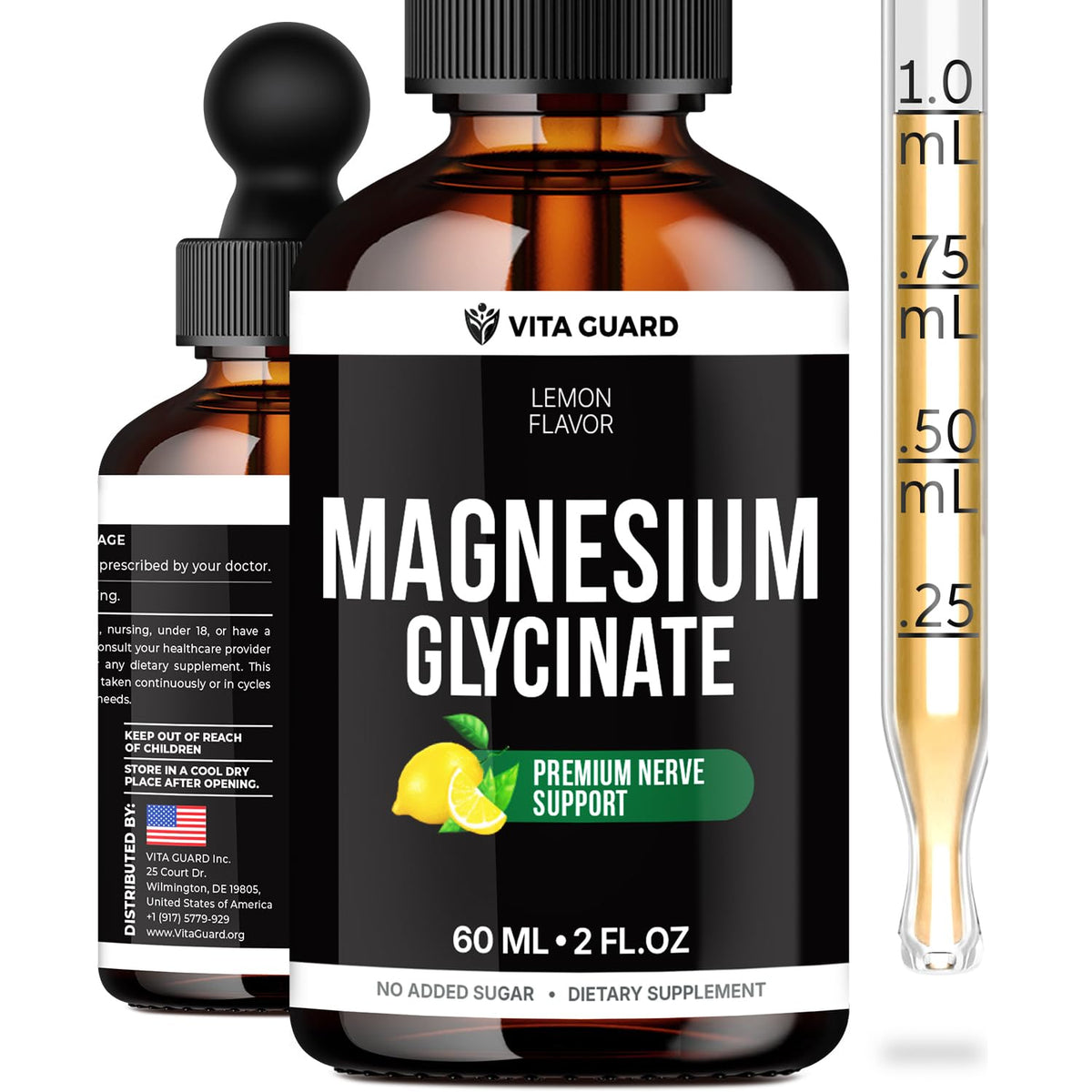 Vita Guard Magnesium Glycinate liquid drops