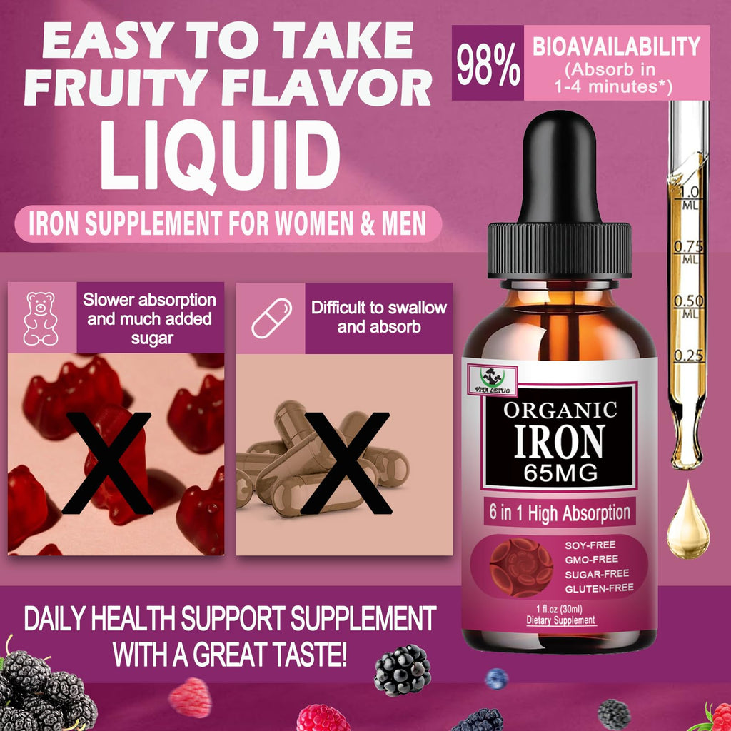Vita Letuo iron for fatigue relief