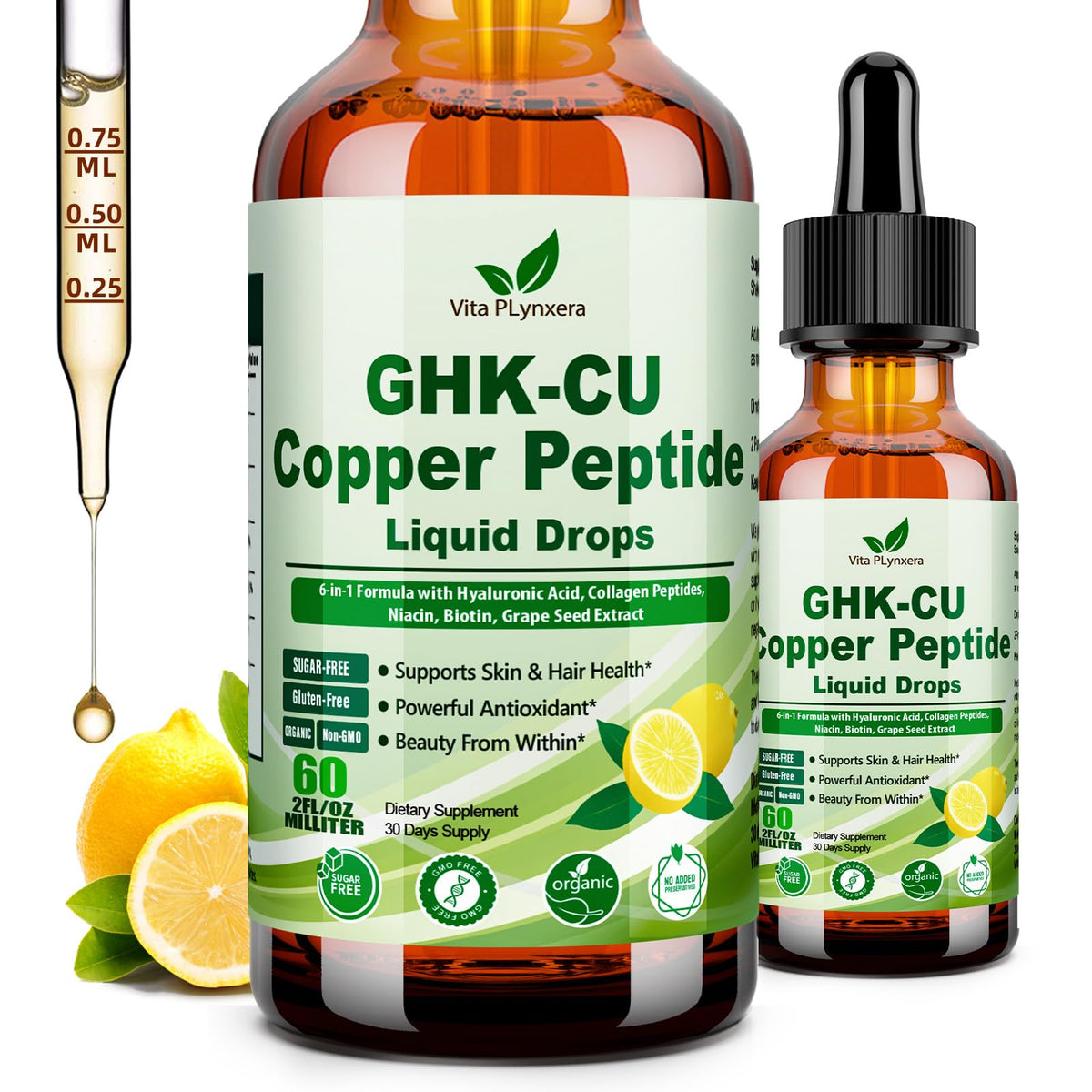 Vita PLynxera GHK-CU peptide benefits