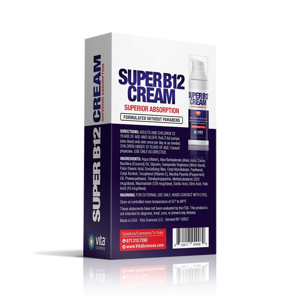 Vita Sciences vitamin B12 for vitality
