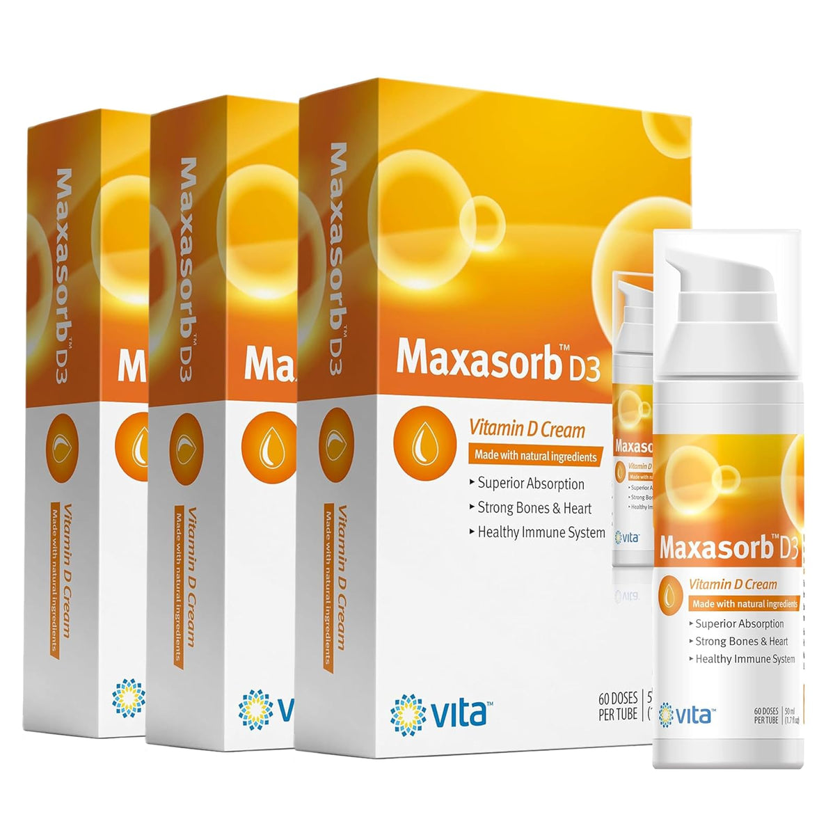Vita Sciences Vitamin D3 cream for skin health