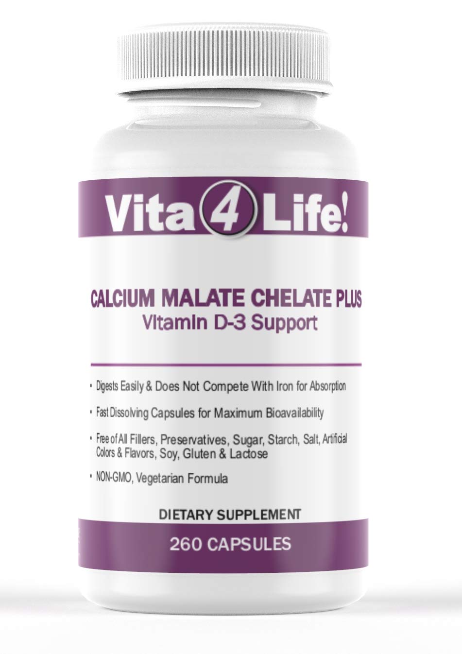 Vita4Life calcium malate capsules