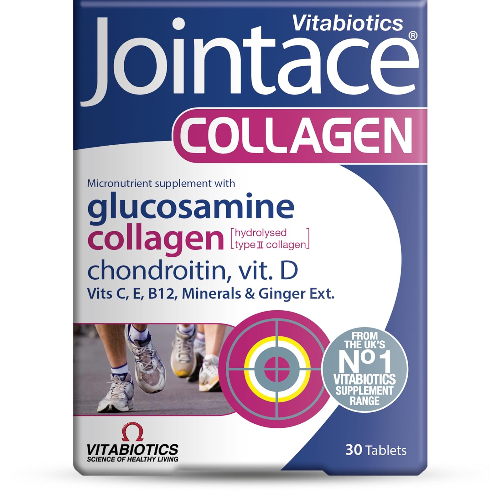 Vitabiotics Jointace collagen tablets for joint health