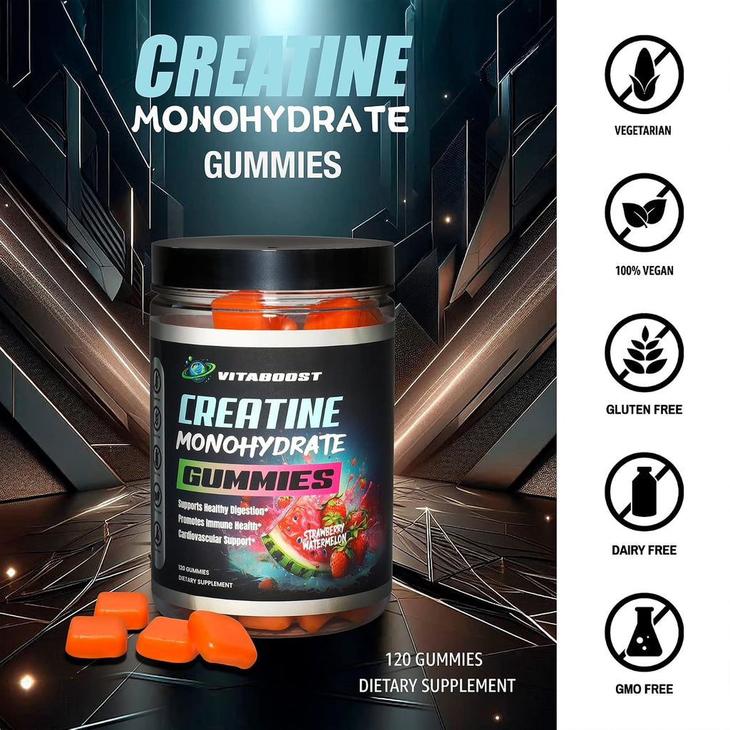 VitaBoost 5g creatine gummies benefits