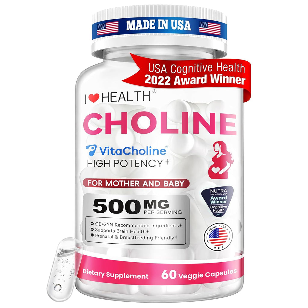 VitaCholine Liquid Choline 500 mg benefits