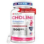 VitaCholine Liquid Choline 500 mg benefits