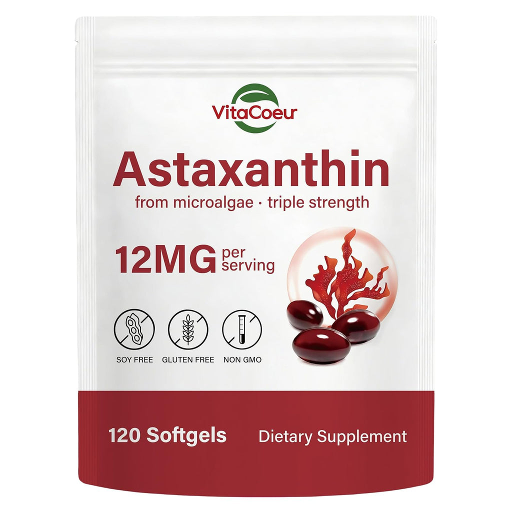 VitaCoeur Astaxanthin 12 mg benefits